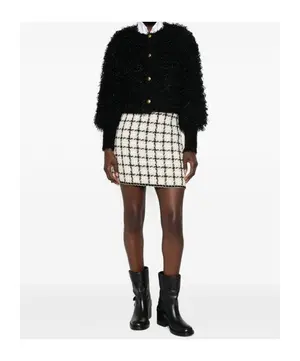 TWINSET Embellished Long-sleeve Jacket With Gold-tone Hardware
