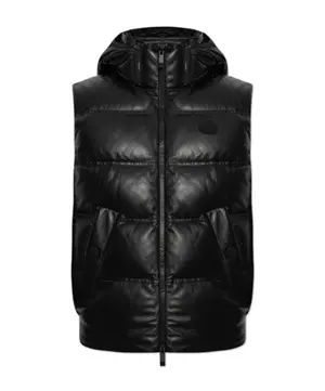 Moncler Sleeveless Down Vest - Black