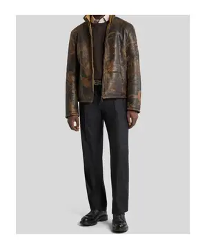 Etro Wool And Silk Sweater With Floral Paisley Motif