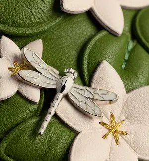 Dior Bloom Slides With Water Lily Motif