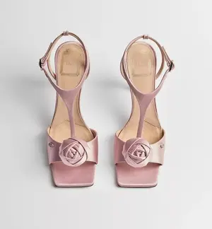 Dior Rose Heeled Sandal