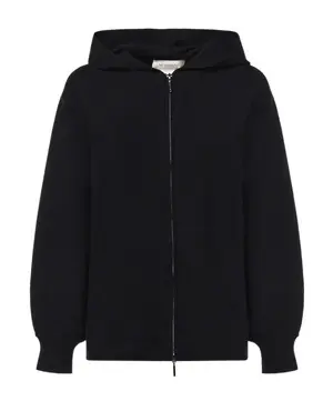 Max Mara Long-sleeve Hooded Sweatshirt - Black