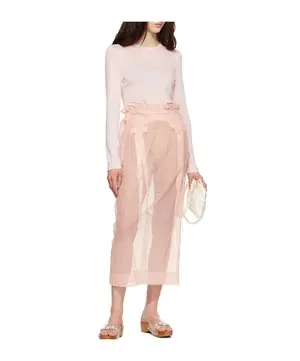 Simone Rocha Waist-cinching Midi Skirt