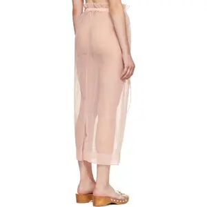 Simone Rocha Waist-cinching Midi Skirt