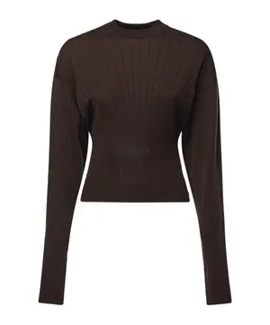 Sportmax Long-sleeved Knitwear - Black