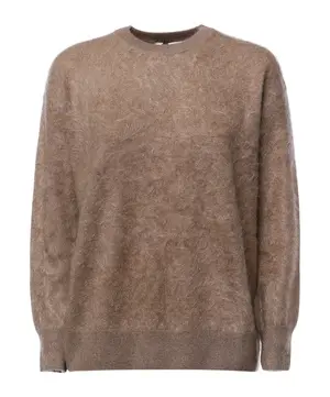 Max Mara Crewneck Long Sleeve Knitted Jumper - No