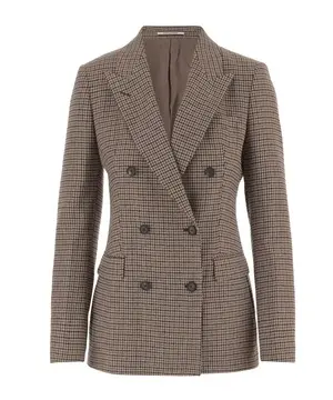 Tagliatore Double-breasted Houndstooth Blazer - No