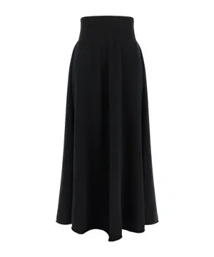 Extreme Cashmere Grace Knitted Skirt - Black