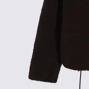 Sportmax High Neck Jacket With Drawstring Details