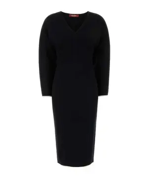 Max Mara Emiro V-neck Midi Dress