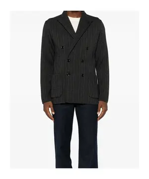 LARDINI Striped Blazer
