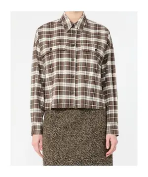 Max Mara Checked Flannel Shirt