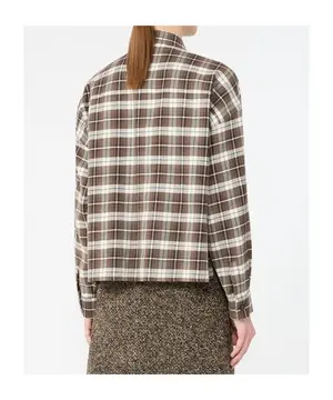 Max Mara Checked Flannel Shirt