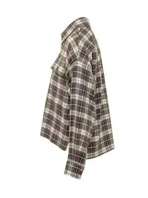 Max Mara Checked Flannel Shirt
