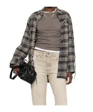 R13 Plaid Shirt - Blue