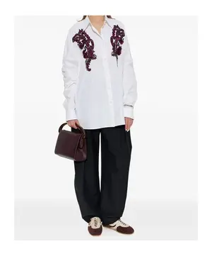Dries Van Noten Embroidered Cocoon Shirt