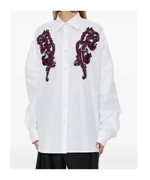 Dries Van Noten Embroidered Cocoon Shirt