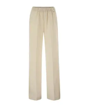 HERNO Herno Cashmere-Feel Flannel Resort Trousers
