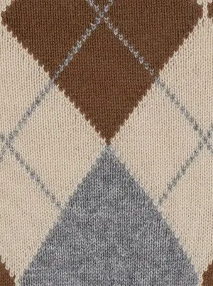 Max Mara Argyle-pattern Sweater