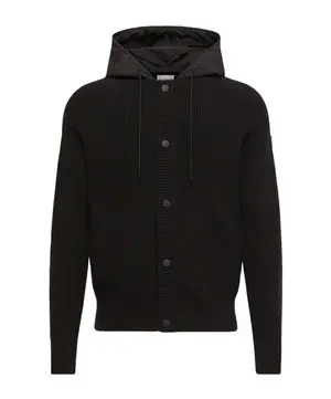 Moncler Long-sleeve Cardigan - Black