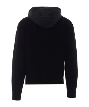 Moncler Hooded Cardigan With Snap-button Closure