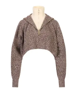 Sportmax Ribbed Knit High Neck Jumper - No