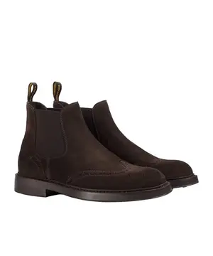 DOUCAL'S Round Toe Ankle Boots
