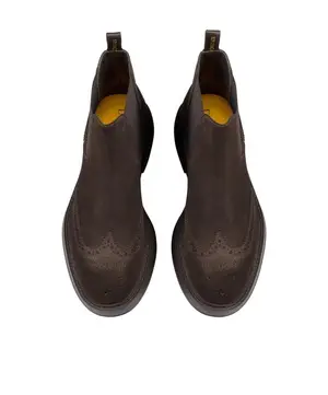 DOUCAL'S Round Toe Ankle Boots