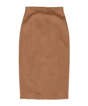 Max Mara Midi Pencil Skirt - Brown
