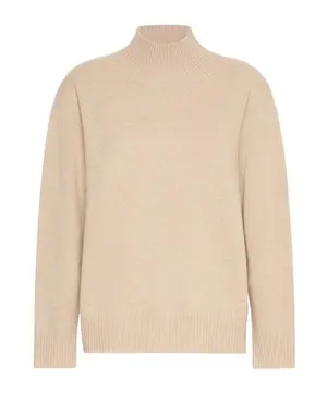 Max Mara Cashmere Turtleneck Sweater - Beige