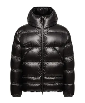 Moncler Hooded Padded Jacket - Black