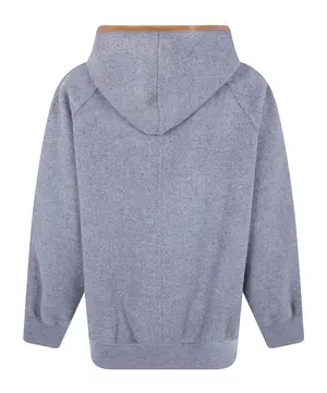 SEMICOUTURE Double-layer Wool Hooded Bomber Jacket