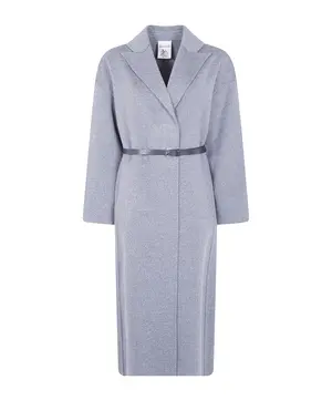 SEMICOUTURE Long-sleeved Coat - Dark Grey