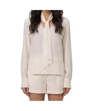 Federica Tosi V-neck Long-sleeved Shirt
