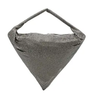 Benedetta Bruzziches Crystal-embellished Handbag - Gray