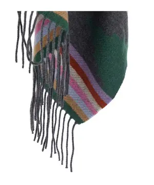 BAZAR DELUXE Navajo Trimmed Cape