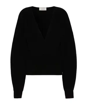Sportmax Long-sleeved Sweater - Black