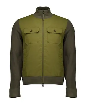 Moncler Panelled Zip-up Sweater - No