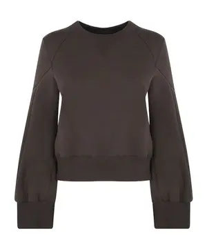 Sacai Sponge Sweat Pullover - Brown