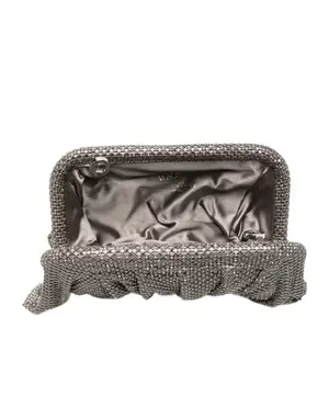 Benedetta Bruzziches Draped Clutch - Silver
