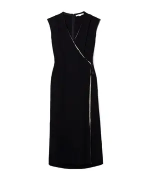 JASON WU Wrap-effect Crepe Maxi Dress - Black