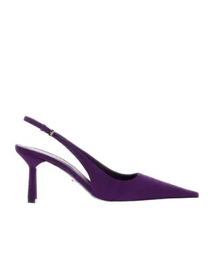 Prada Slingback High-heeled Sandals - Violet