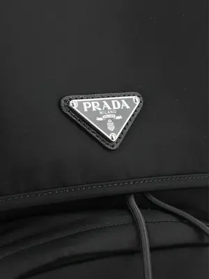 Prada Logo Backpack