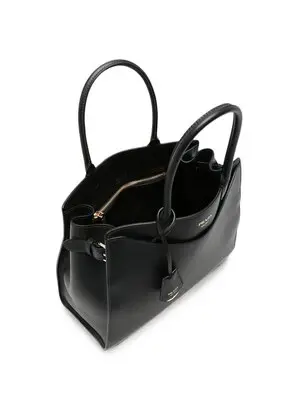 Prada Structured Leather Tote Bag