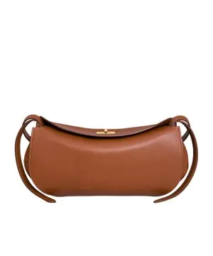 Celine Little Hot Dog In Supple Natural Calfskin - Tan
