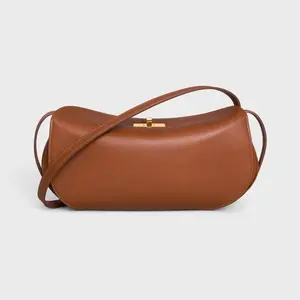 Celine Little Hot Dog In Supple Natural Calfskin