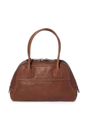 Miu Miu Embossed Logo Zippered Shoulder Bag - No