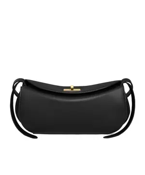 Celine Little Hot Dog In Supple Natural Calfskin - Black