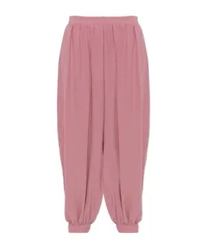 ROTATE BY BIRGER CHRISTENSEN Elastic-waist Casual Trousers - Pink
