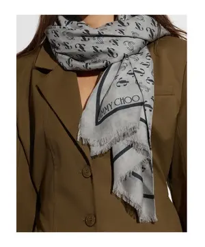 JIMMY CHOO Patterned Scarf